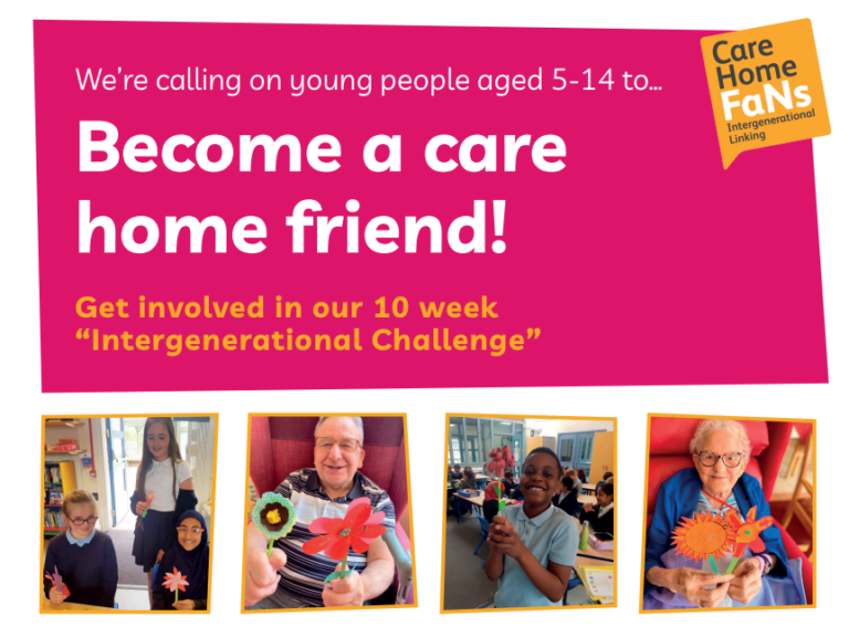 Become A Care Home Friend – Intergenerational Challenge - My Home Life ...